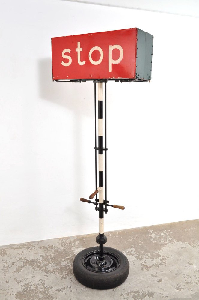 Vintage Stoppschild, 1940er bei Pamono kaufen