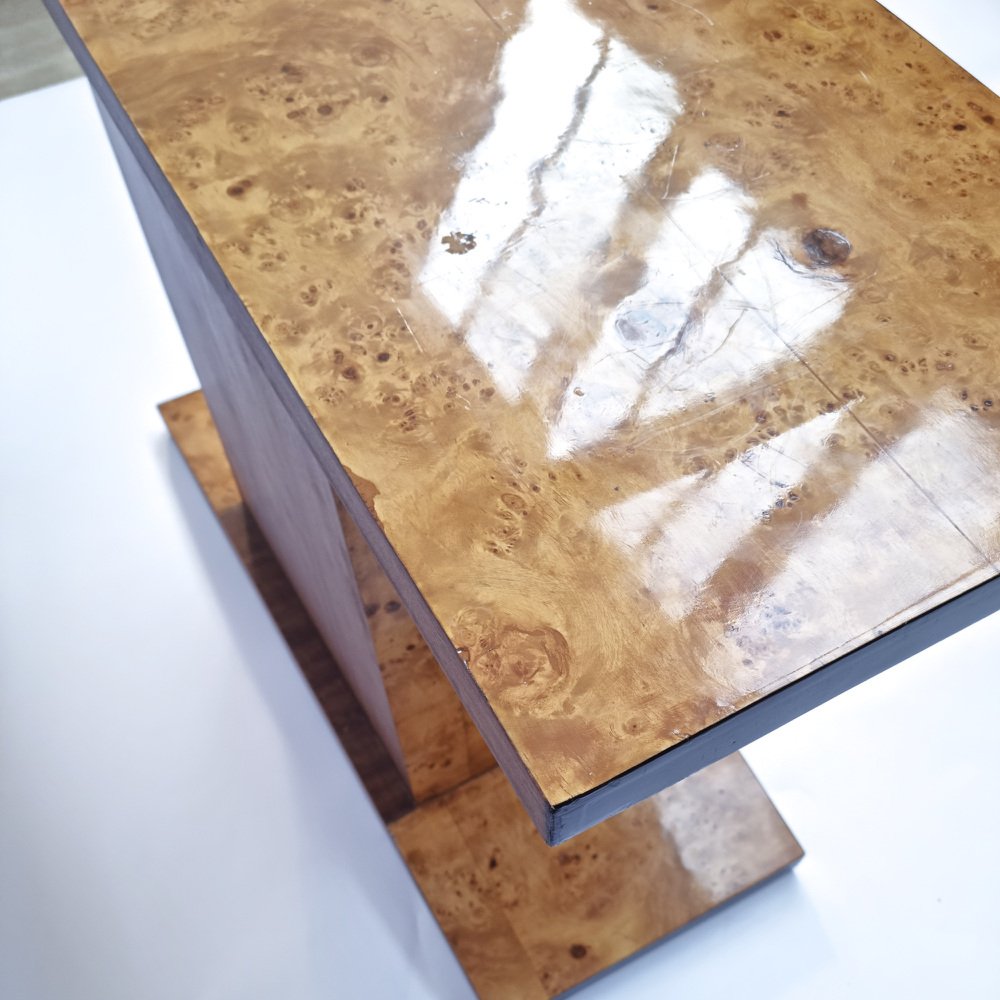 Vintage Console Table in Burl for sale at Pamono