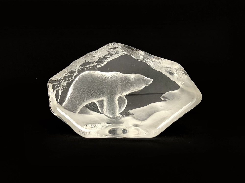 Crystal Sculpture by Mats Jonasson, Målerås, Sweden, 1970s for sale at ...