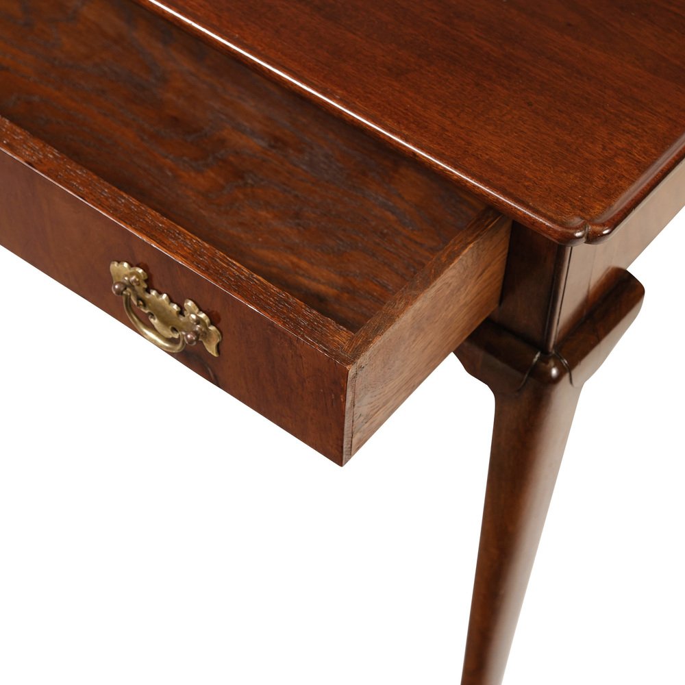 English Queen Anne Style Table in Mahogany, 1870 for sale at Pamono