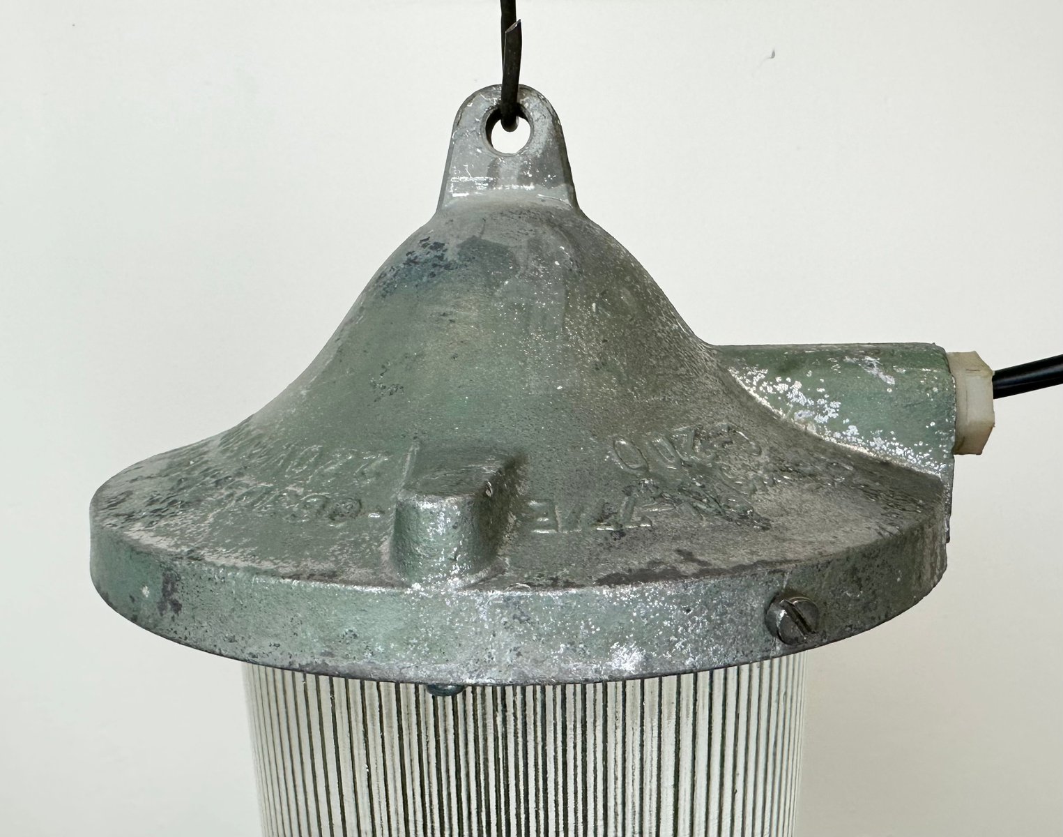 Industrial Green Bunker Ceiling Light from Polam Gdansk, 1960s for sale ...