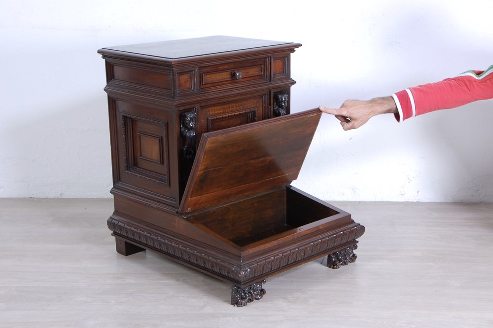 Antique Bedside Tables, Early 1900s, Set of 2 for sale at Pamono