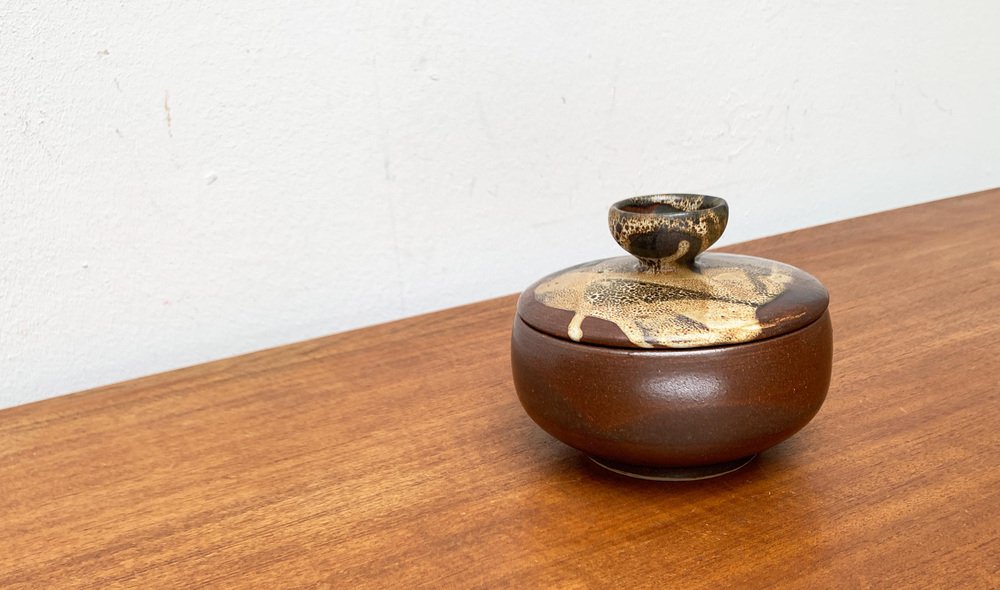 Mid-Century German Studio Pottery Bowl and Cover from Till Sudeck ...