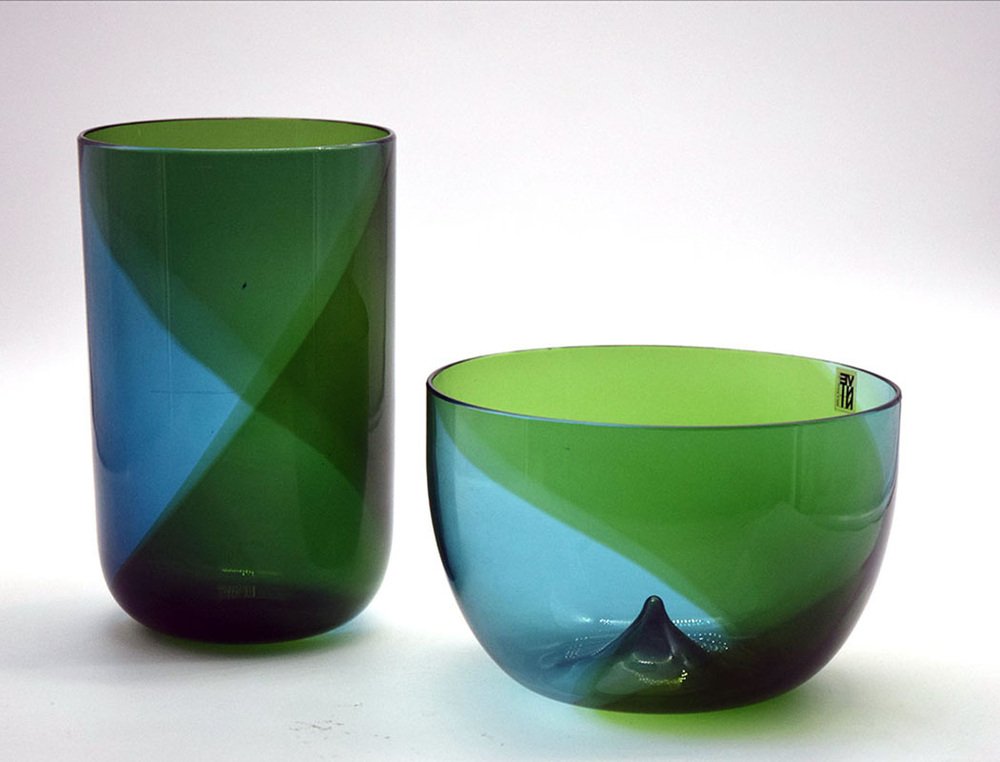 Coreani Vases by Tapio Wirkkala for Venini, 1970s, Set of 2 for sale at ...