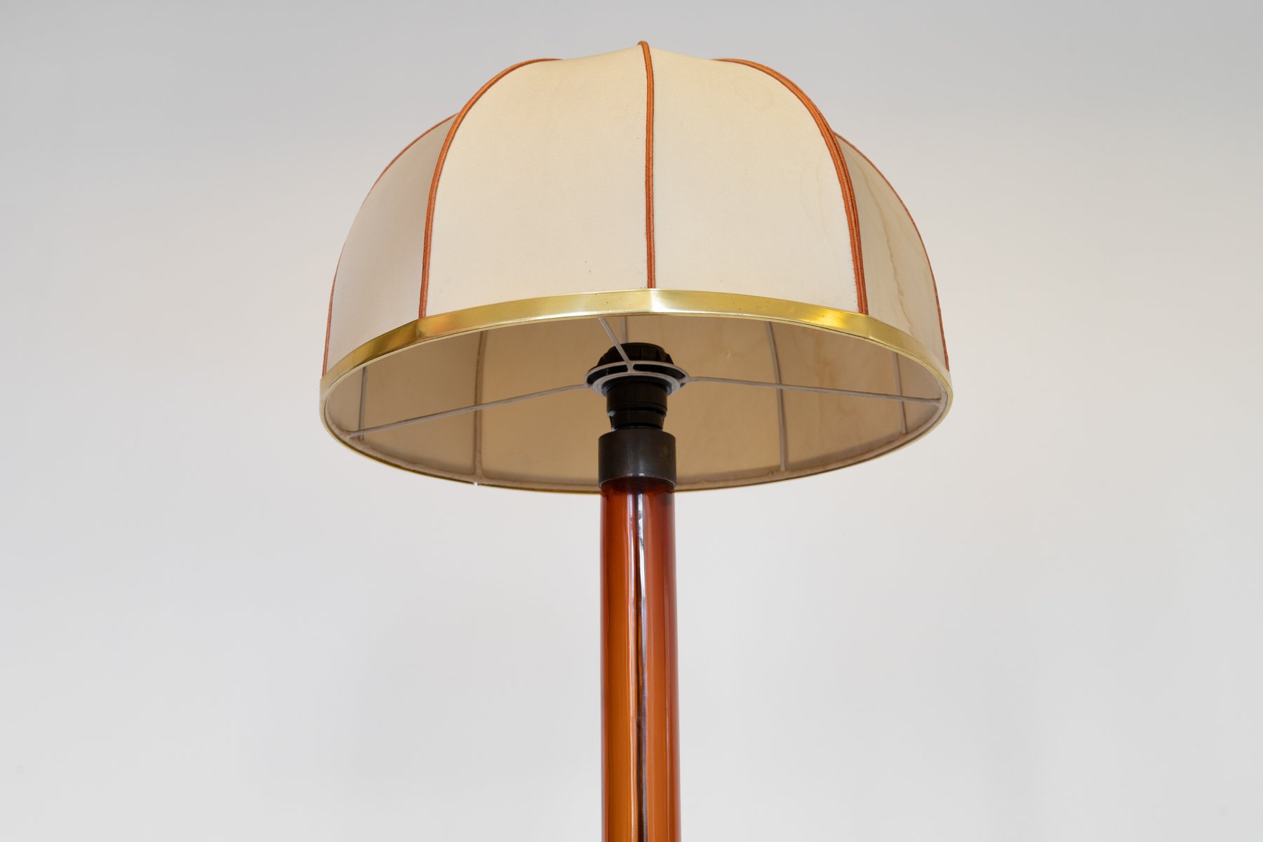 Tavolo Lamo da terra in vetro ambrato di Archimede Seguso, anni '60 ...