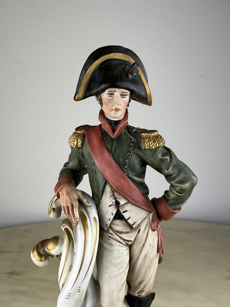 Italian Napoleon Figurine in Porcelain and Bronze, 1990 for sale at Pamono