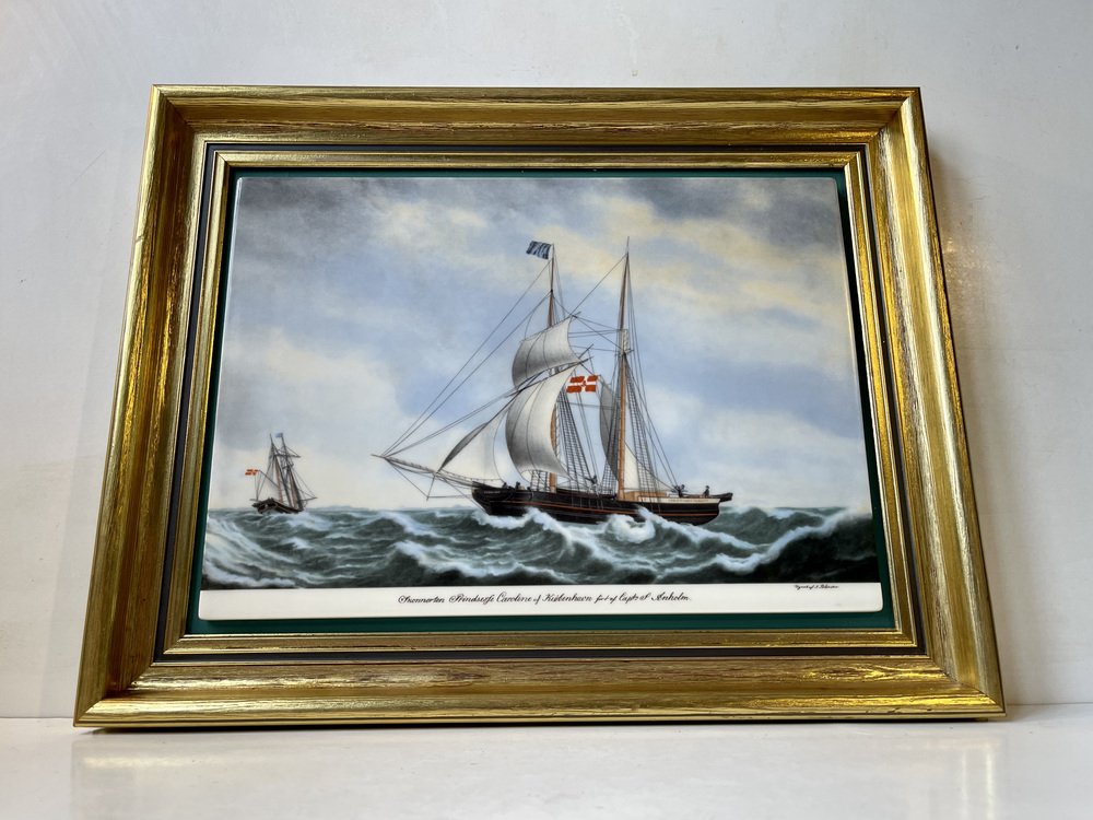 Ship Portraits in Porcelain by Jakob Petersen for Bing & Grøndahl ...