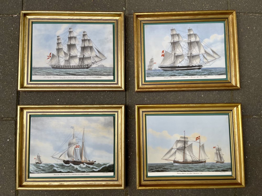 Ship Portraits in Porcelain by Jakob Petersen for Bing & Grøndahl ...