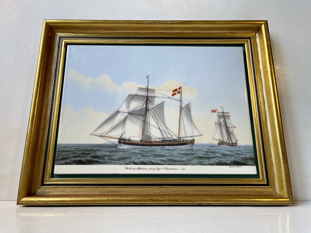 Ship Portraits in Porcelain by Jakob Petersen for Bing & Grøndahl ...