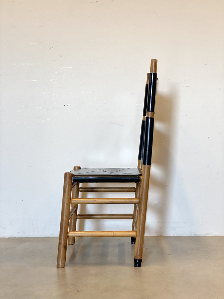 Kentucky Chairs by Carlo Scarpa for Bernini, 1980s, Set of 4 for sale ...