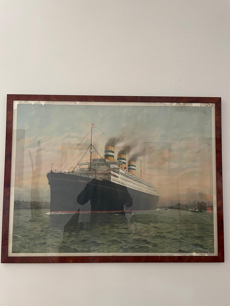 Vintage Hal Poster von Van Leer Amsterdam, 1930er bei Pamono kaufen