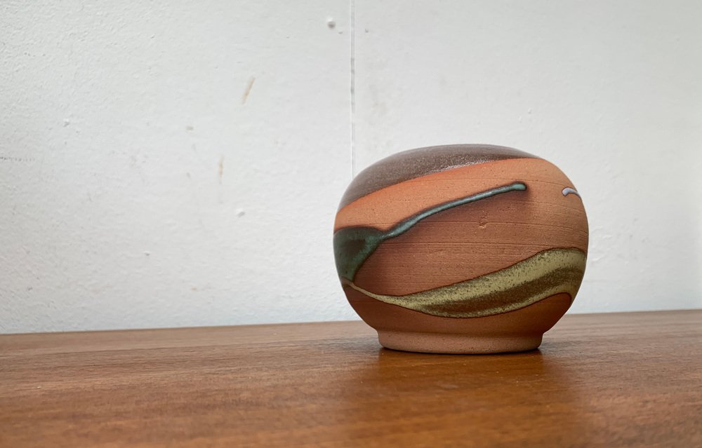 Vintage Studio Pottery Vase from Alfa Dom Pottery, Dominican Republic ...