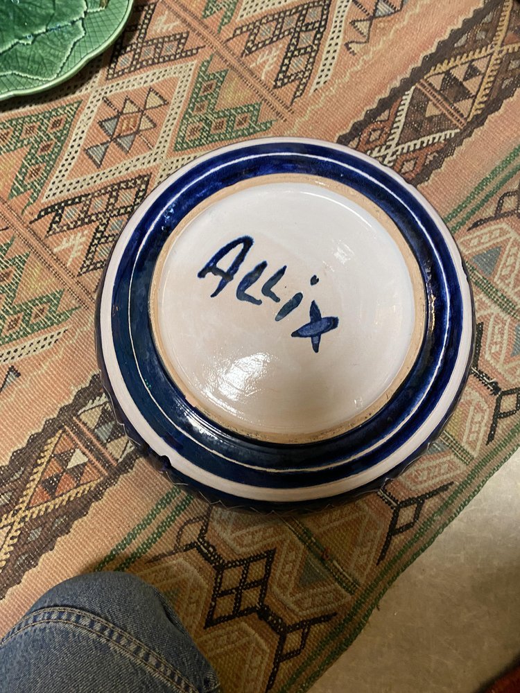 Ceramic Dish from Allix Picault, Vallauris, France for sale at Pamono