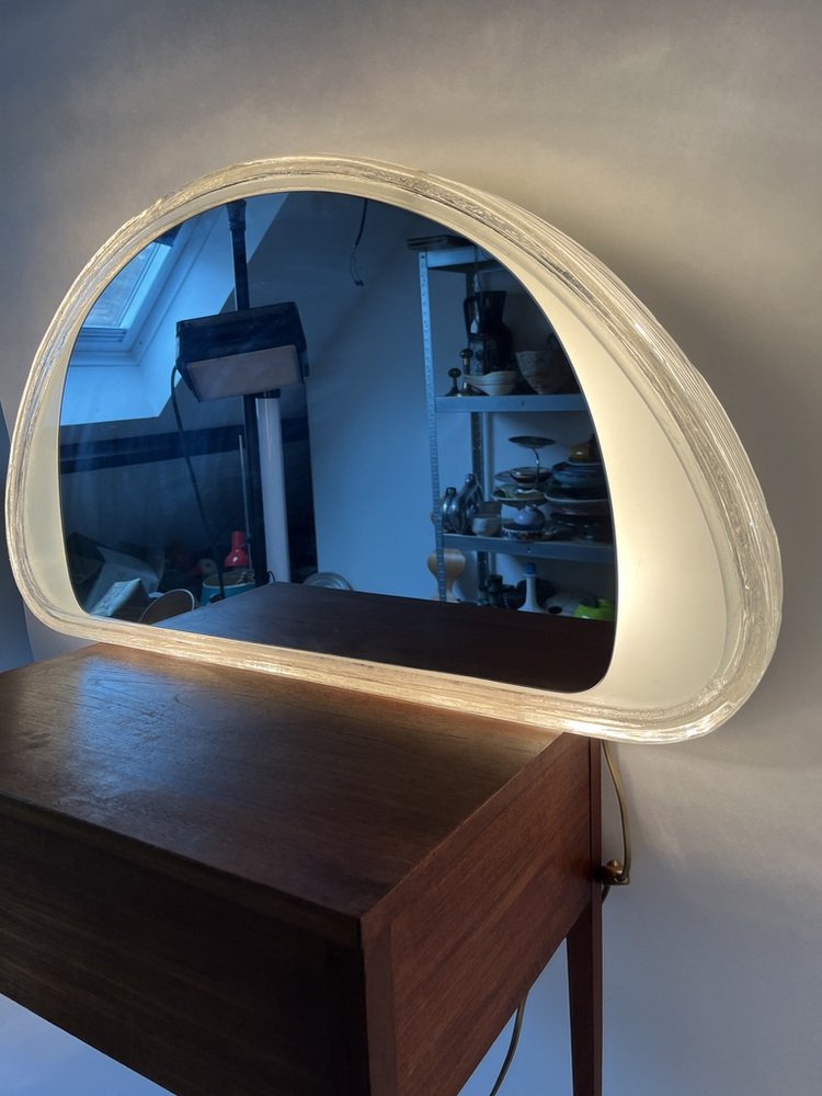 Large Vintage Mirror Light from Hillebrand Lighting, Germany, 1970s for ...