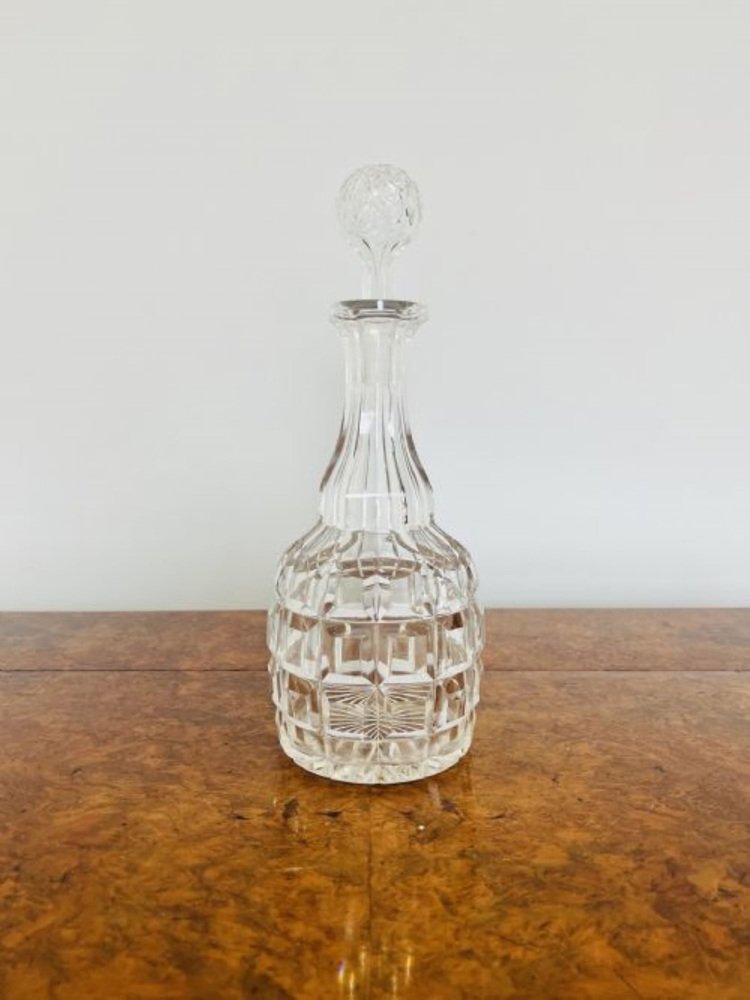 Victorian Bell Shaped Decanter, 1880s for sale at Pamono