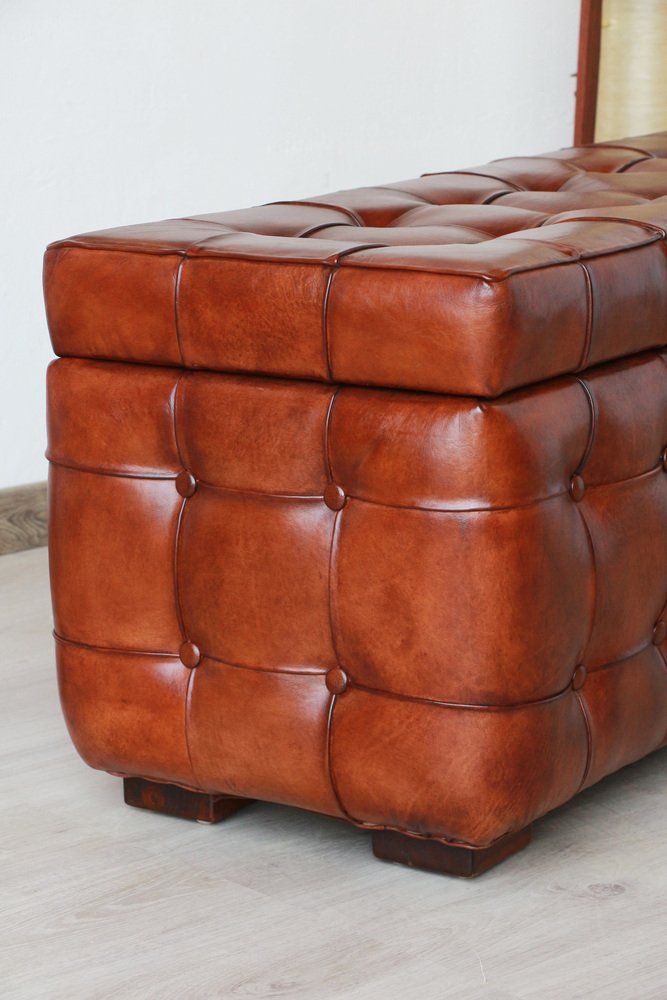 Chesterfield Style Leather Model Jack Chest by Olivier de Schrijver ...