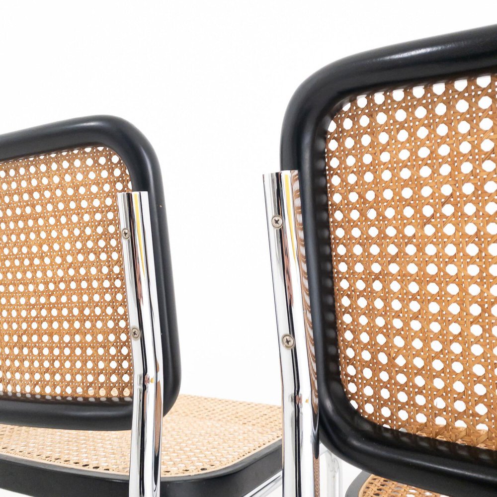 Cesca Chairs by Marcel Breuer for Gavina, 1970s, Set of 6 for sale at ...