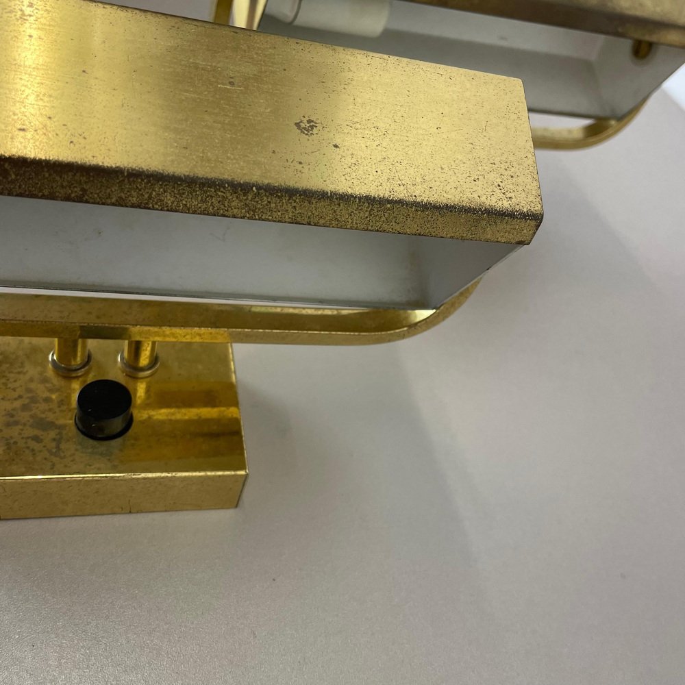 Hollywood Regency Wall Light Sconces in Brass from Stilnovo, Germa ...