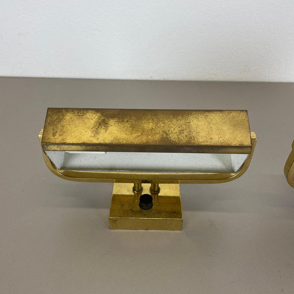 Hollywood Regency Wall Light Sconces in Brass from Stilnovo, Germa ...