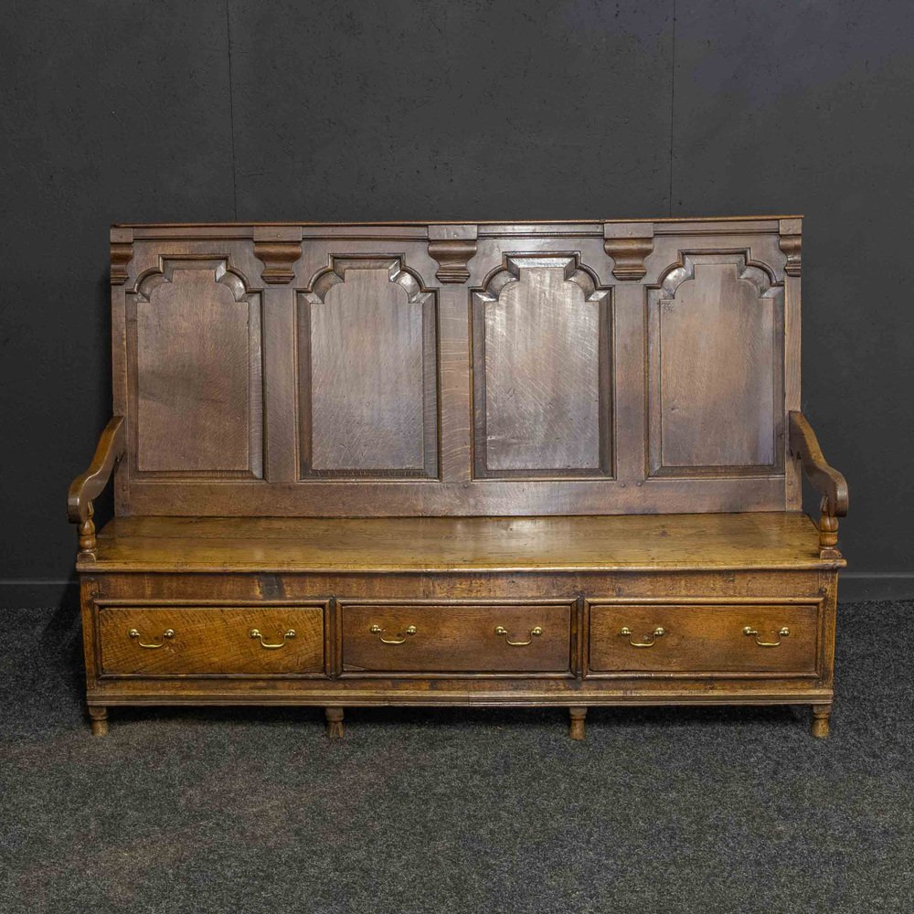 Antique Bench in Oak, 1700s for sale at Pamono