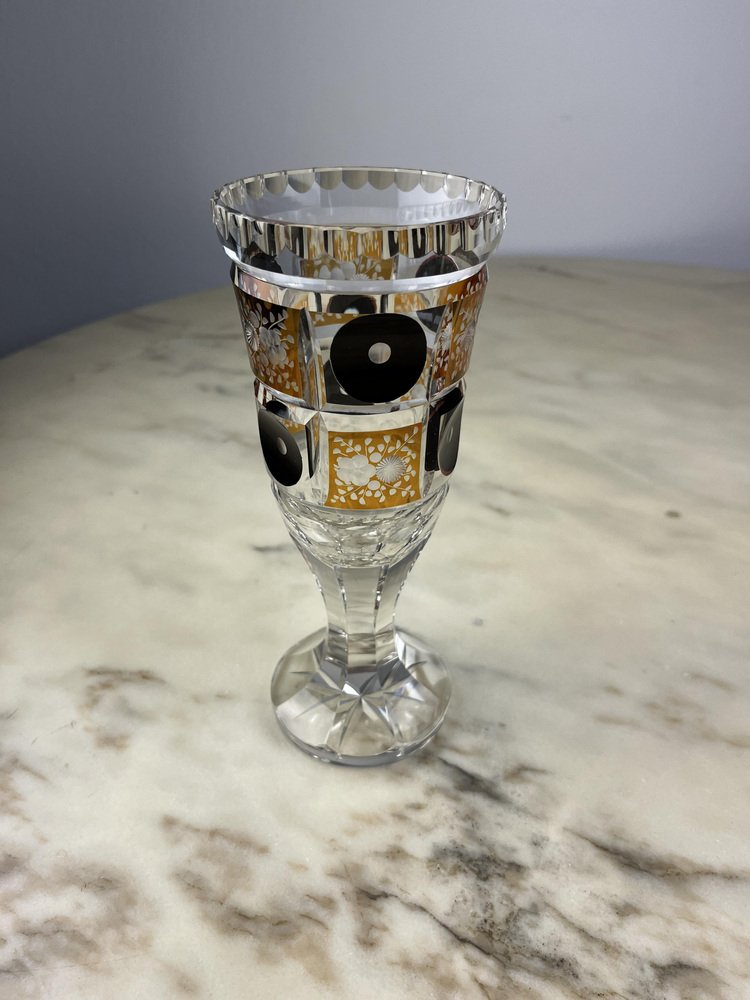 Vintage Italian Hand-Worked Glass in Murano Glass, 1980s for sale at Pamono