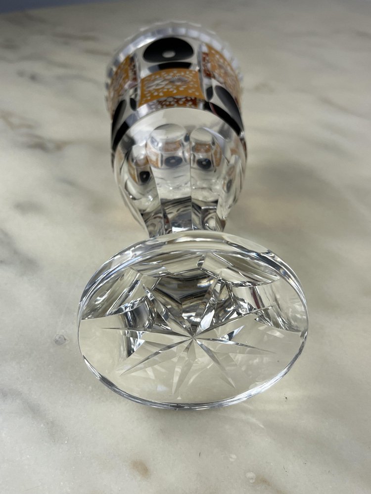 Vintage Italian Hand-Worked Glass in Murano Glass, 1980s for sale at Pamono