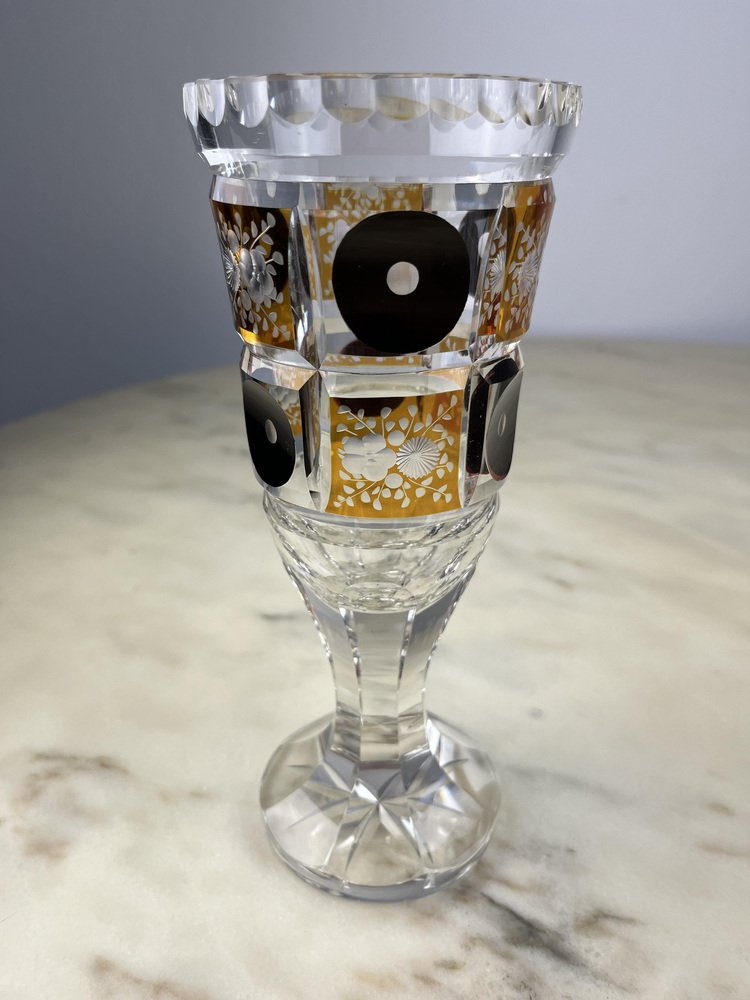 Vintage Italian Hand-Worked Glass in Murano Glass, 1980s for sale at Pamono