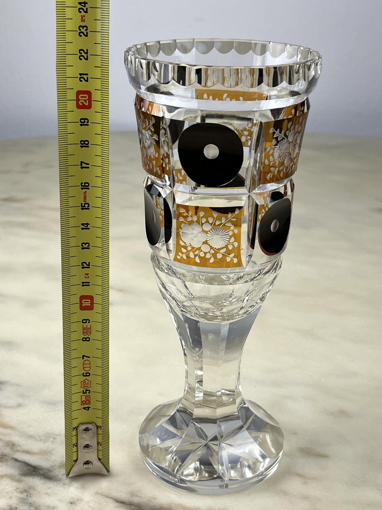 Vintage Italian Hand-Worked Glass in Murano Glass, 1980s for sale at Pamono