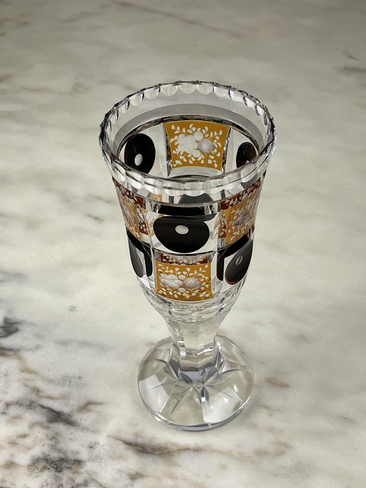 Vintage Italian Hand-Worked Glass in Murano Glass, 1980s for sale at Pamono