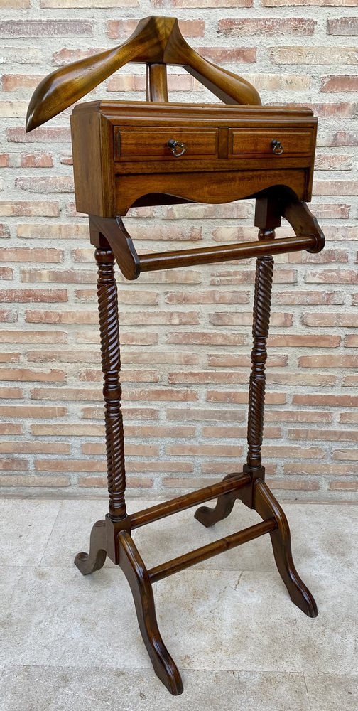 Mid-Century Gentlemen Valet Parking with Two Drawers, 1950s for sale at ...