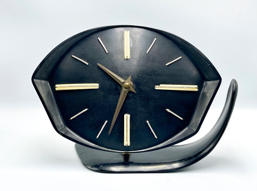 Space Age Bakelite Clock from Prim, 1950s for sale at Pamono