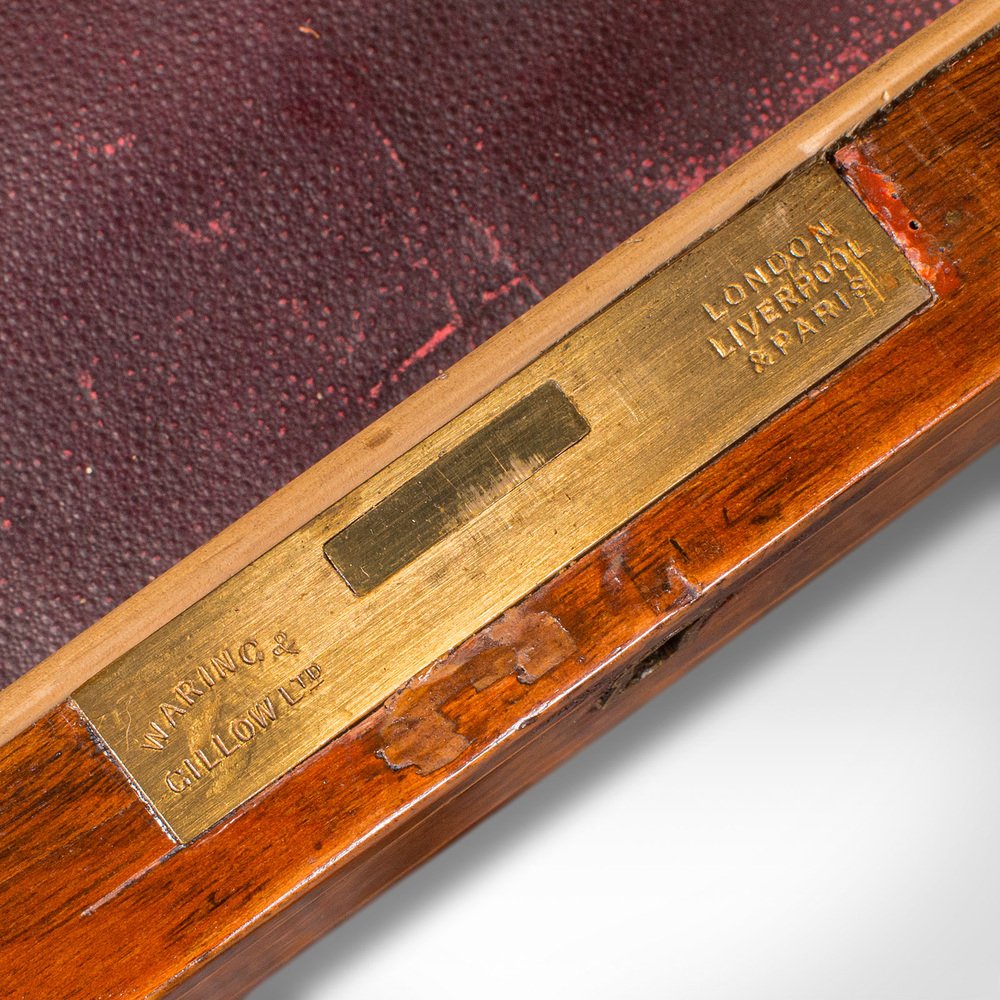 English Victorian Ladies Work Table in Walnut from Waring & Gillow ...