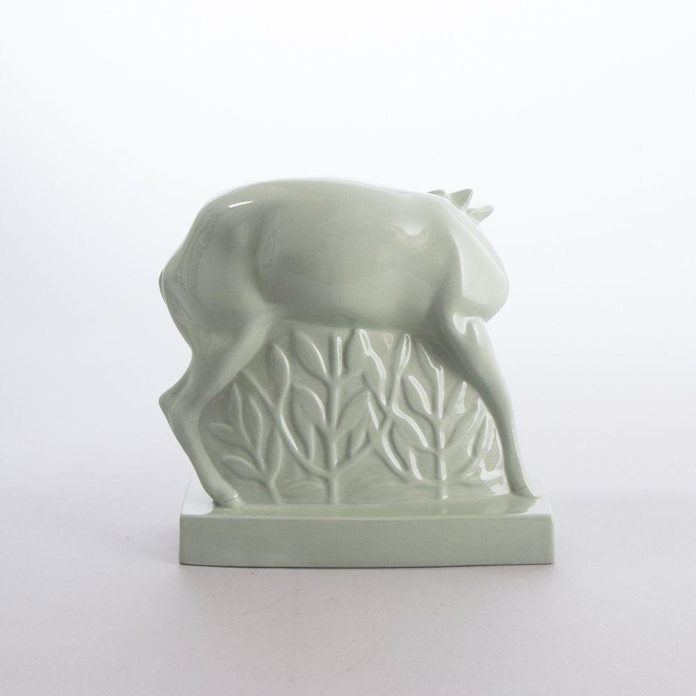 Art Deco Fallow Deer in Celadon Glaze by John Skeaping for Wedgwood ...