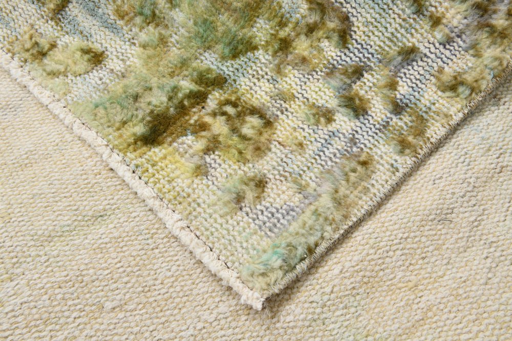 Vintage Forest Green Area Rug for sale at Pamono