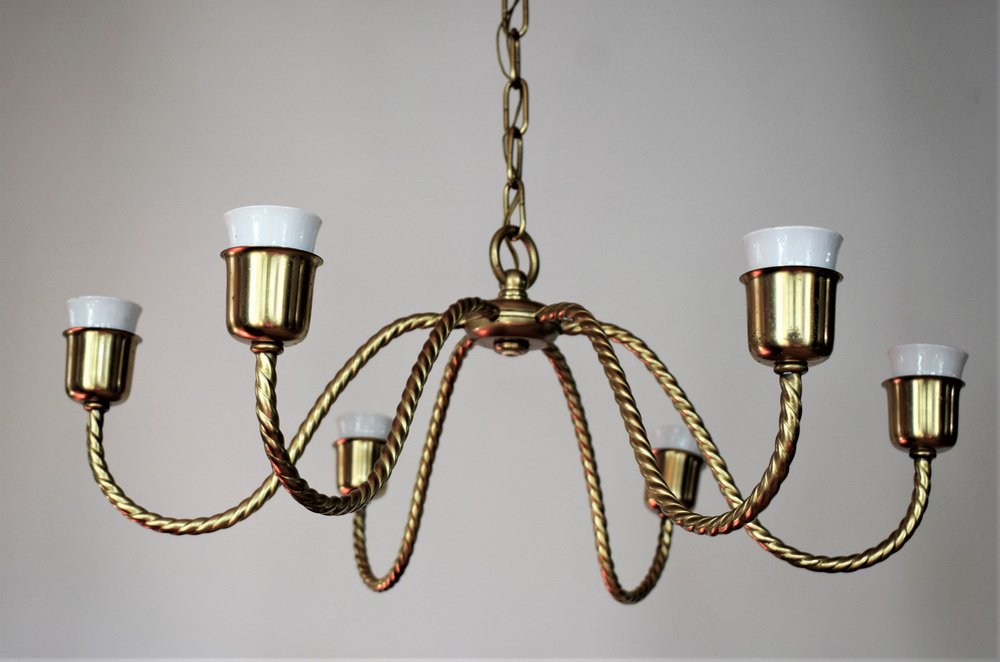 Luster Ceiling Lamps attributed to Josef Hoffmann, 1920s for sale at Pamono