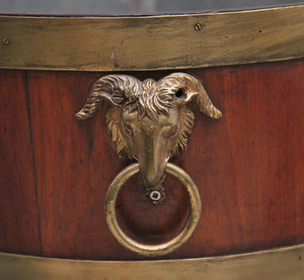 Early 19th Century Mahogany and Brass Bound Wine Cooler, 1800s for sale ...