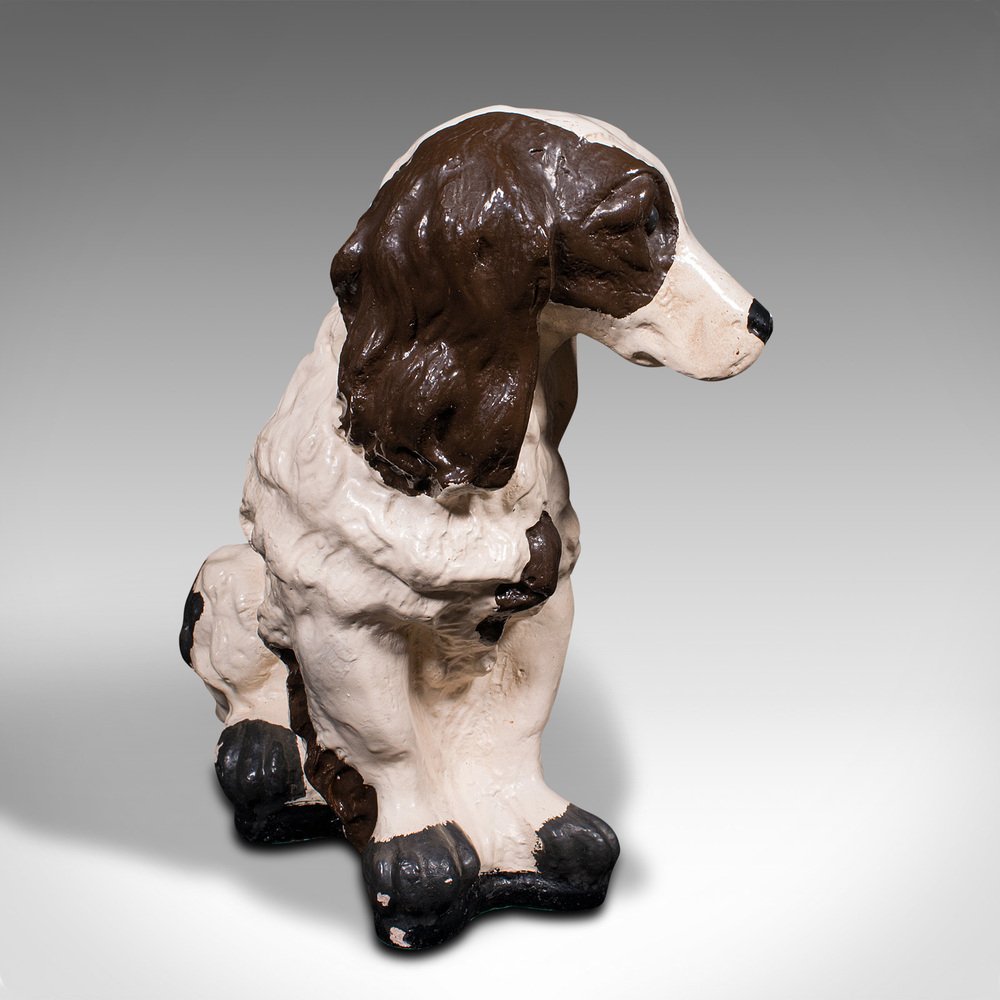 English Victorian Plasterwork Cocker Spaniel, 1900 for sale at Pamono