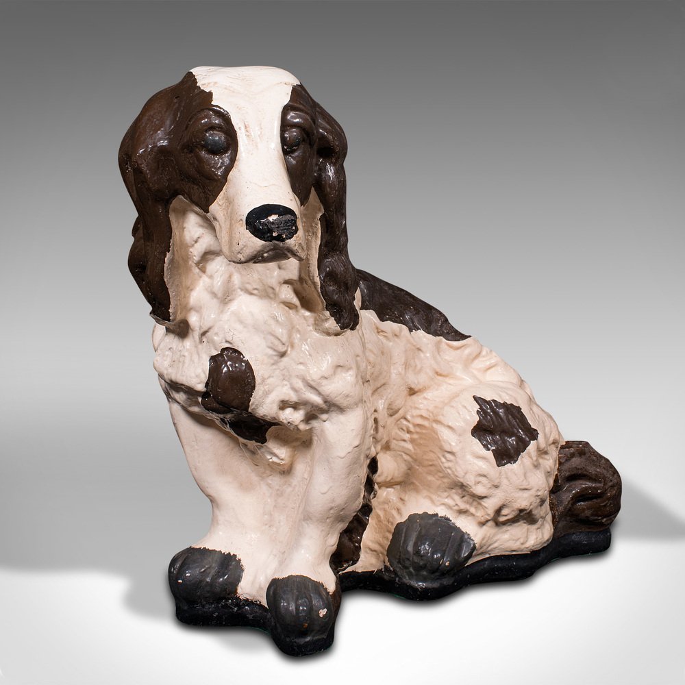 English Victorian Plasterwork Cocker Spaniel, 1900 for sale at Pamono