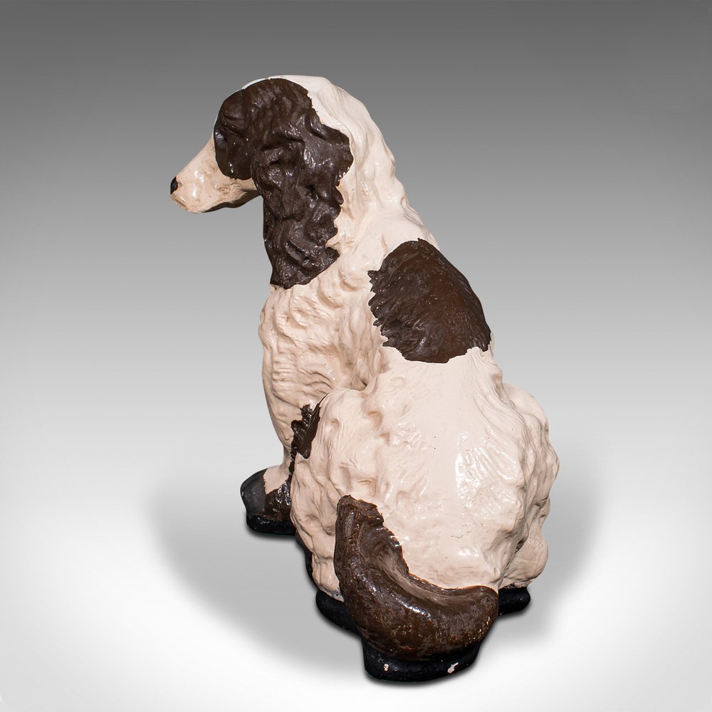 English Victorian Plasterwork Cocker Spaniel, 1900 for sale at Pamono