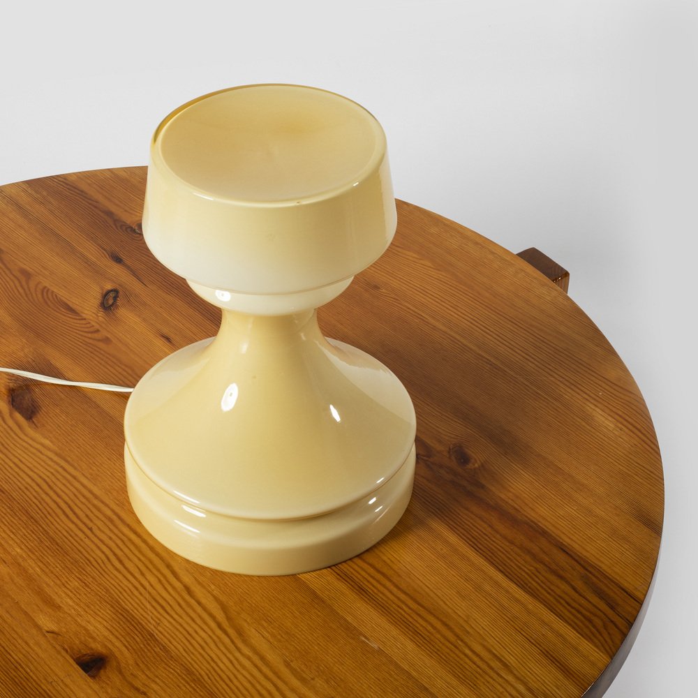 Postmodern Glass Chess Table Lamp by Ivan Jakes, Czechoslovakia, 1970s ...