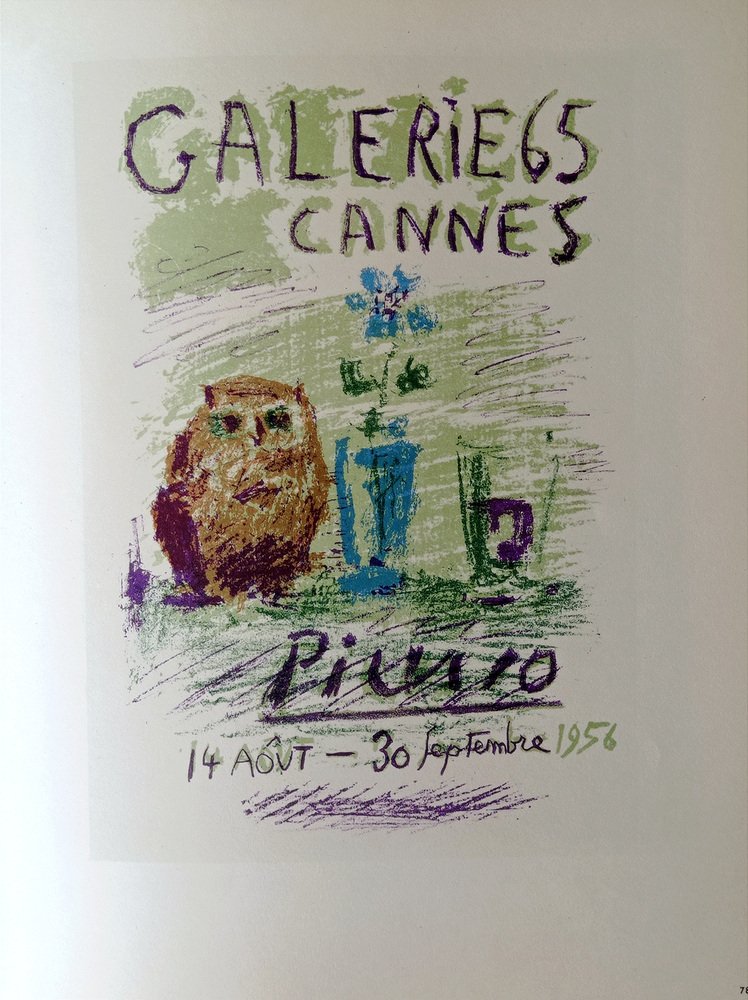 Pablo Picasso, Poster, 1959, Lithograph for sale at Pamono