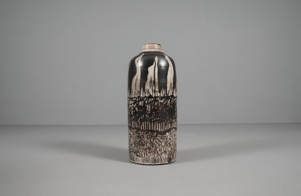 Large German Studio Ceramics Floor Vase from Wilhelm & Elly Kuch, 1960s ...
