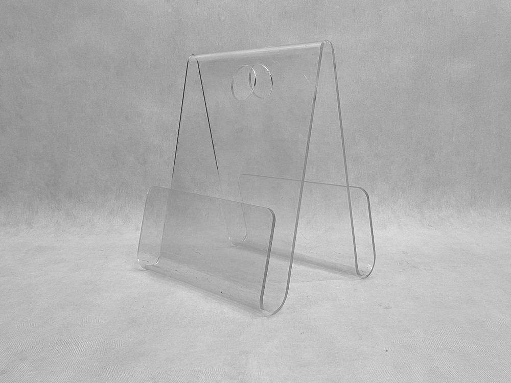 Acrylic Glass Magazine Rack, 1970s for sale at Pamono
