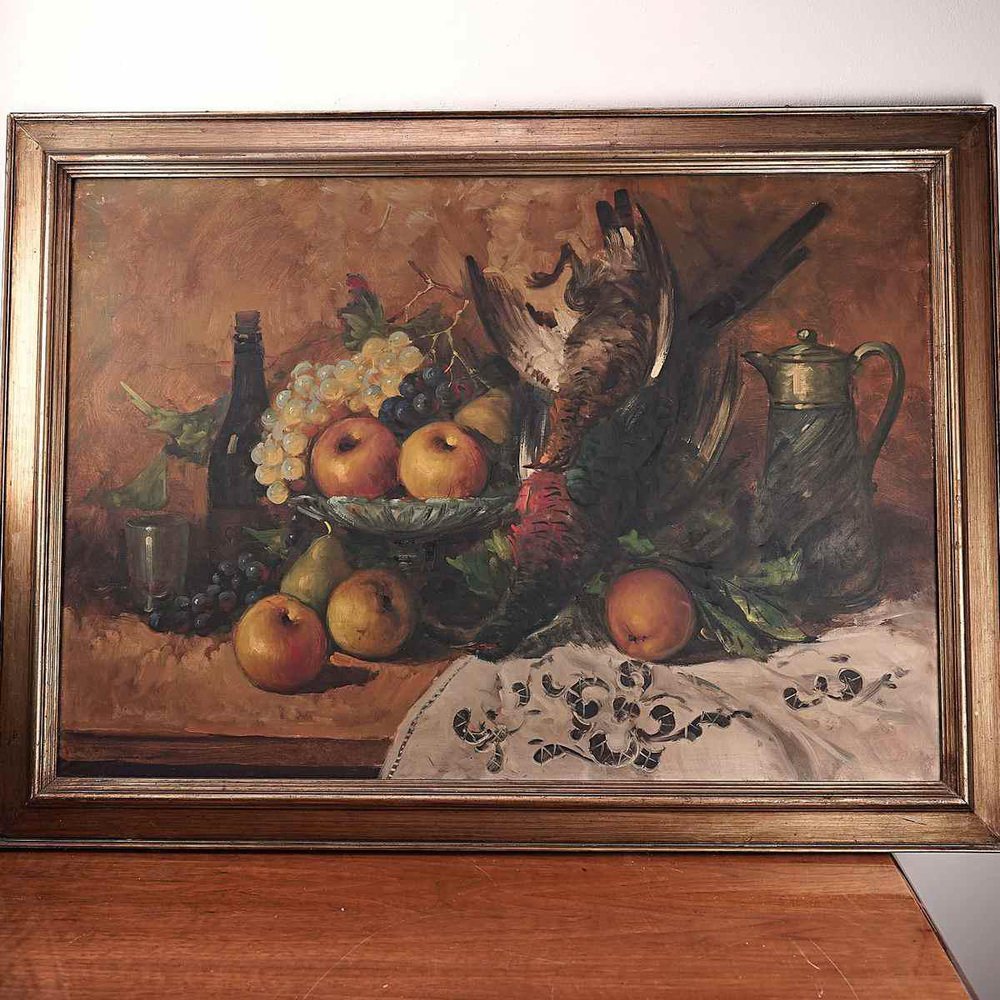 Mario Capuzzo, Still Life, Painting, Framed for sale at Pamono