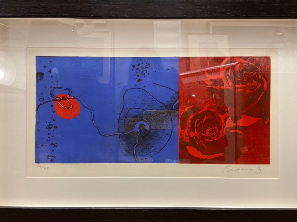 Deok Sung Kang, Composition, 1990s, Etching for sale at Pamono