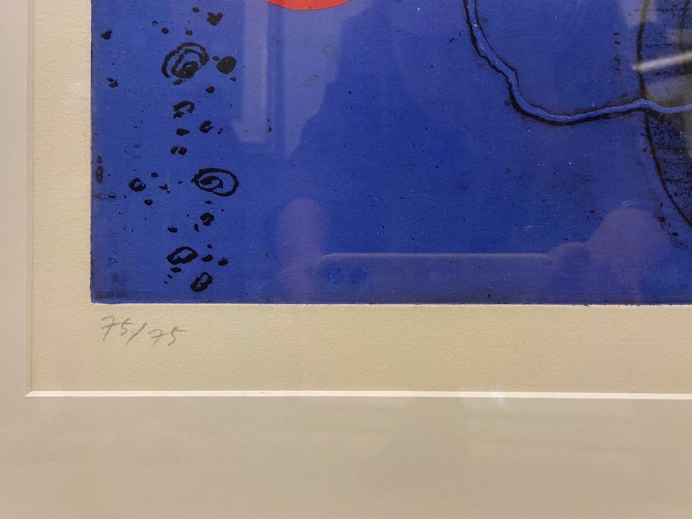 Deok Sung Kang, Composition, 1990s, Etching for sale at Pamono