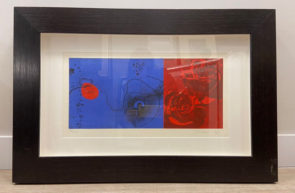 Deok Sung Kang, Composition, 1990s, Etching for sale at Pamono