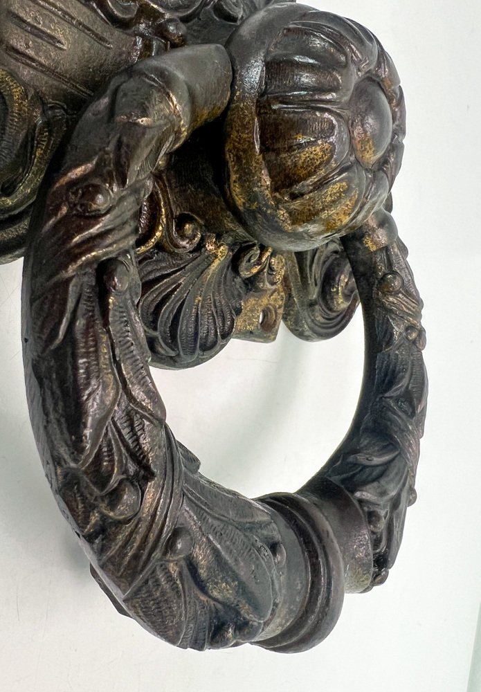 19th Century Victorian Bronze Door Knocker for sale at Pamono