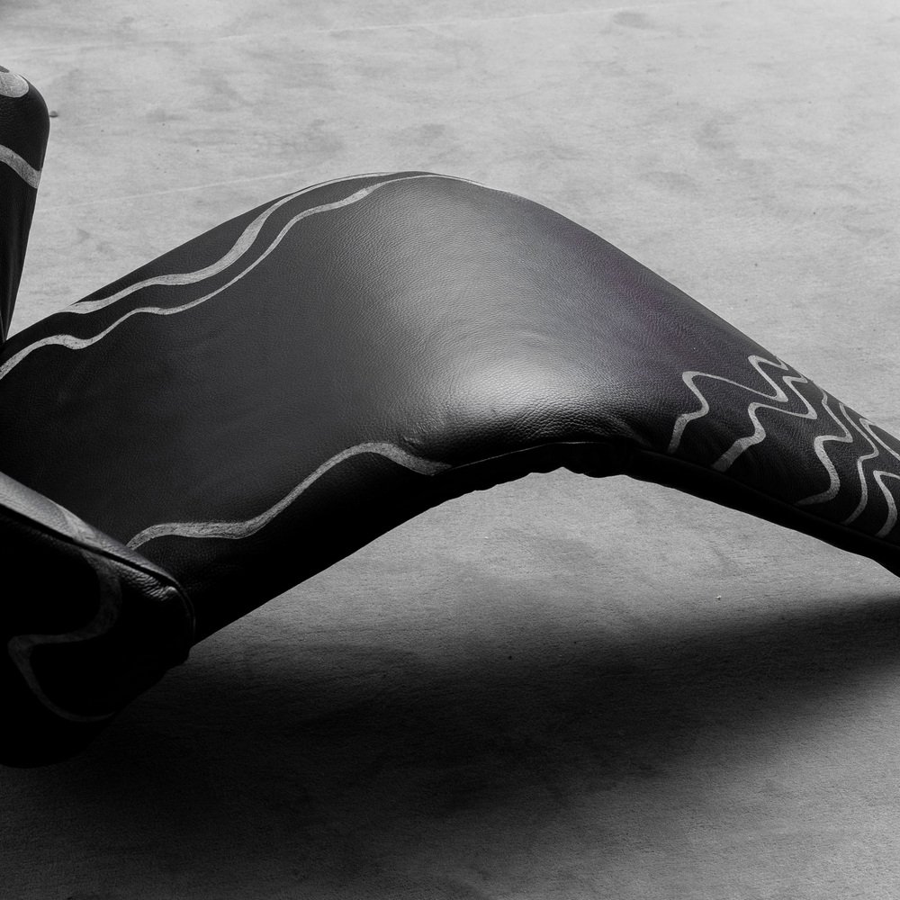 Chaise Longue in Leather Armchair, 2000s for sale at Pamono