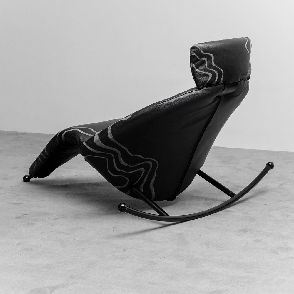 Chaise Longue in Leather Armchair, 2000s for sale at Pamono
